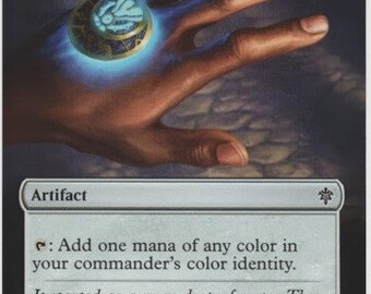 Arcane Signet Altered Full Art Painted MTG Magic Commander EDH Birthday ...