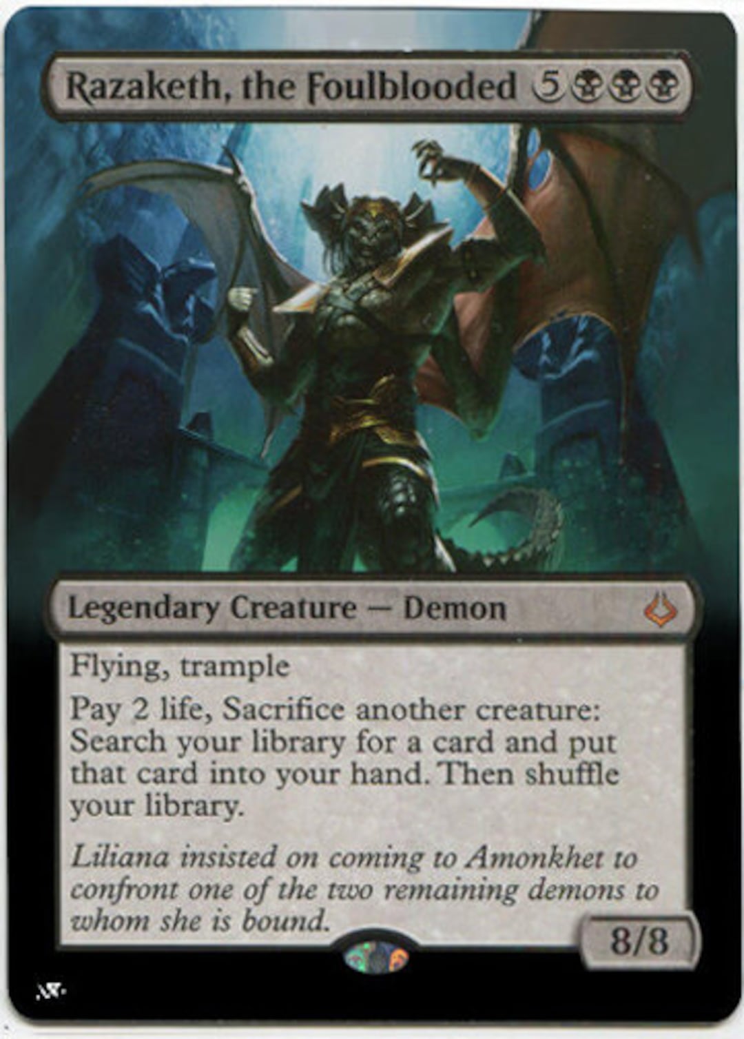 Mtg Altered Art Card-razaketh, the Foulblooded - Etsy