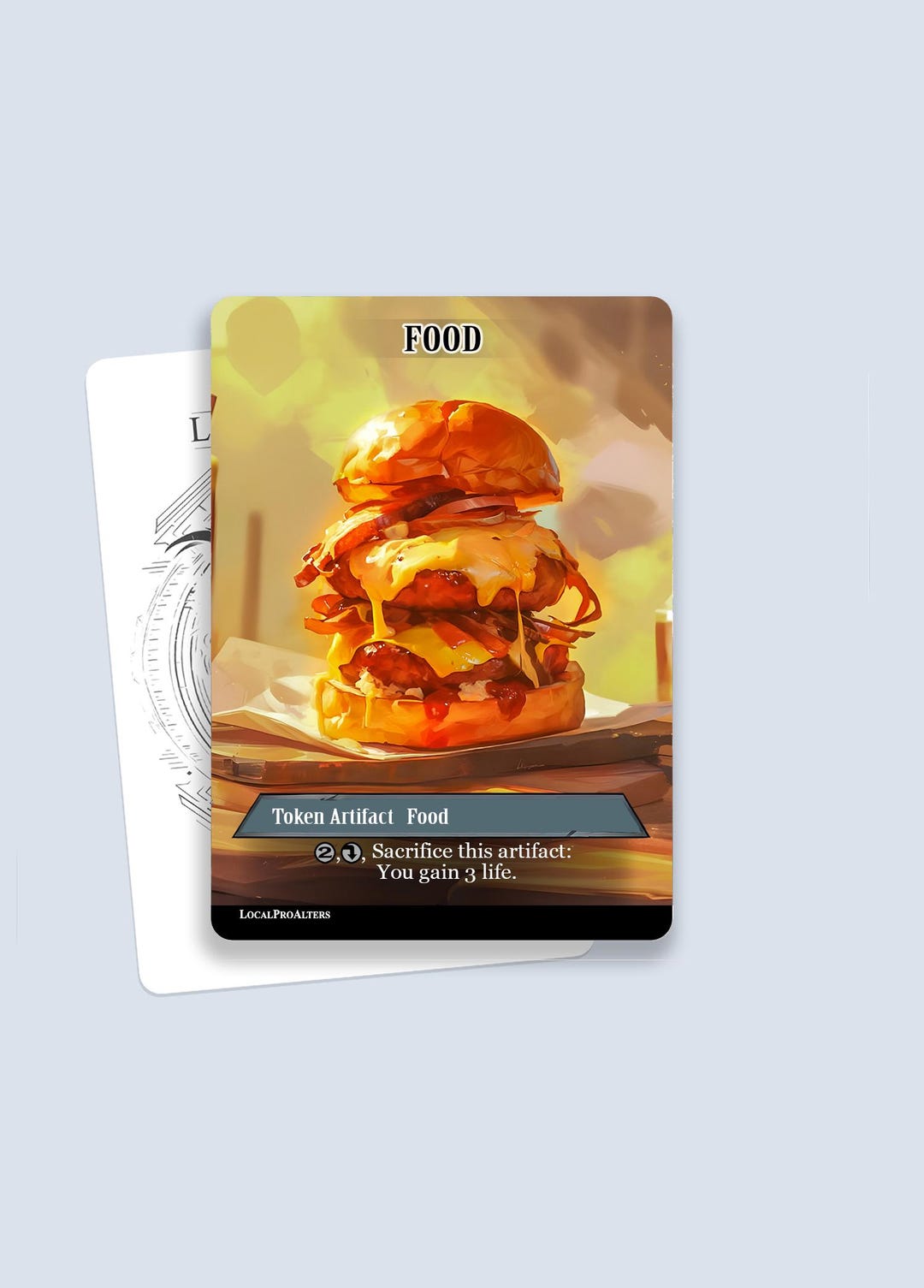 Food Token #2 - Magic Custom Tokens for MTG - Etsy