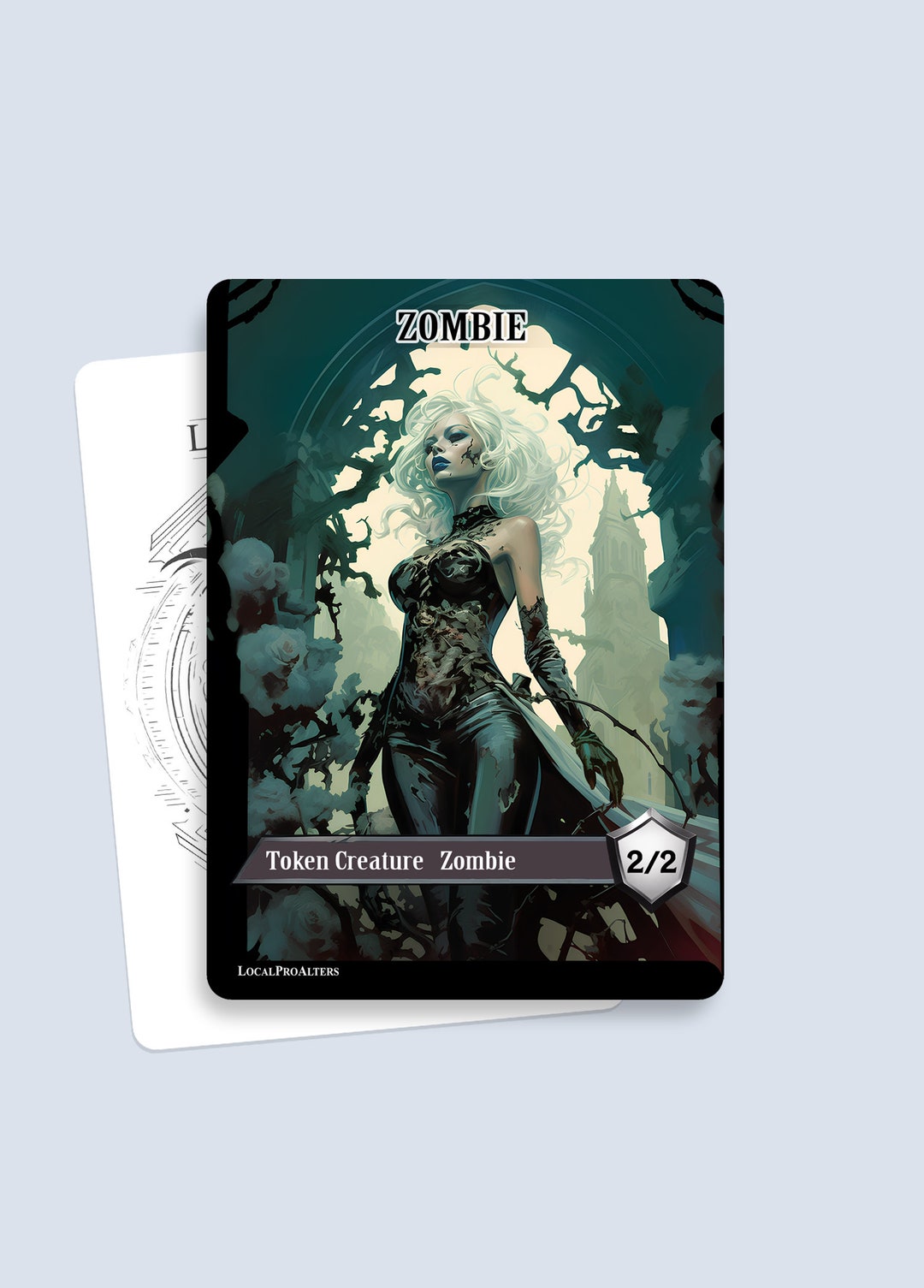 Zombie Token #5 - Magic Custom Tokens for MTG - Etsy