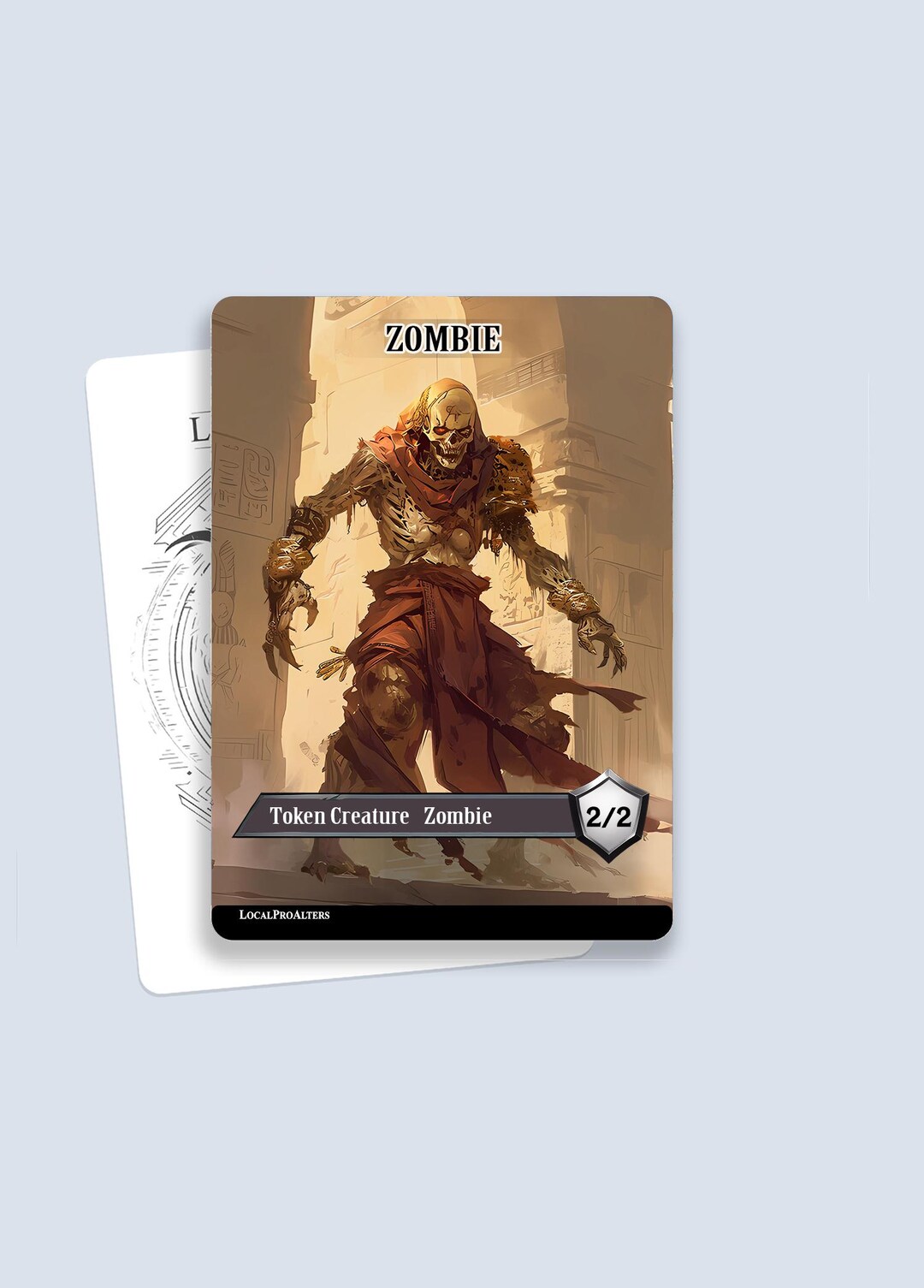 Zombie Token #6 - Magic Custom Tokens for MTG - Etsy