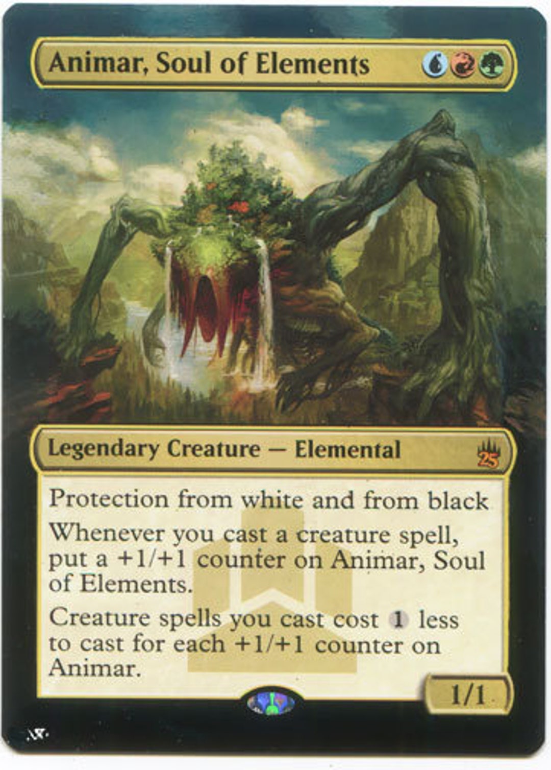 Mtg Altered Art Card-animar, Soul of Elements - Etsy