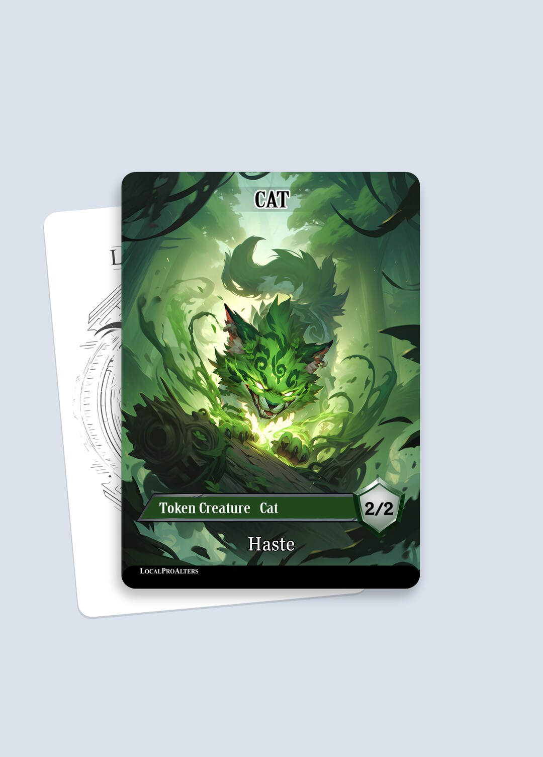 Cat Token #3 - Magic Custom Tokens for MTG - Etsy