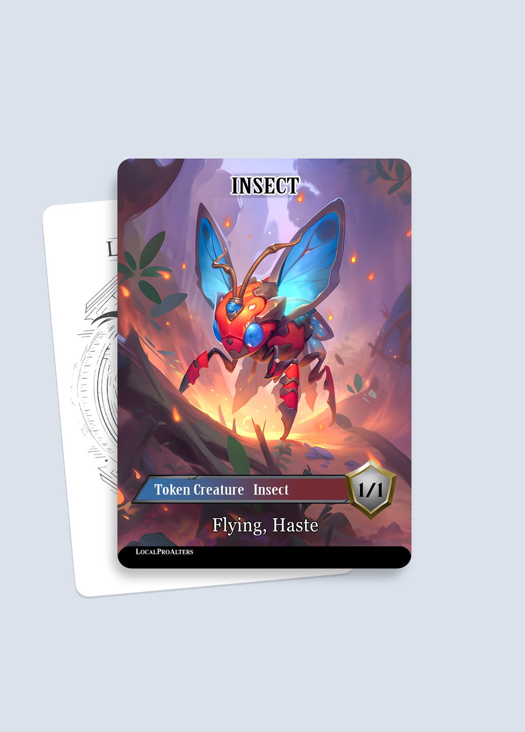 Insect Token #1 - Magic Custom Tokens for MTG - Etsy