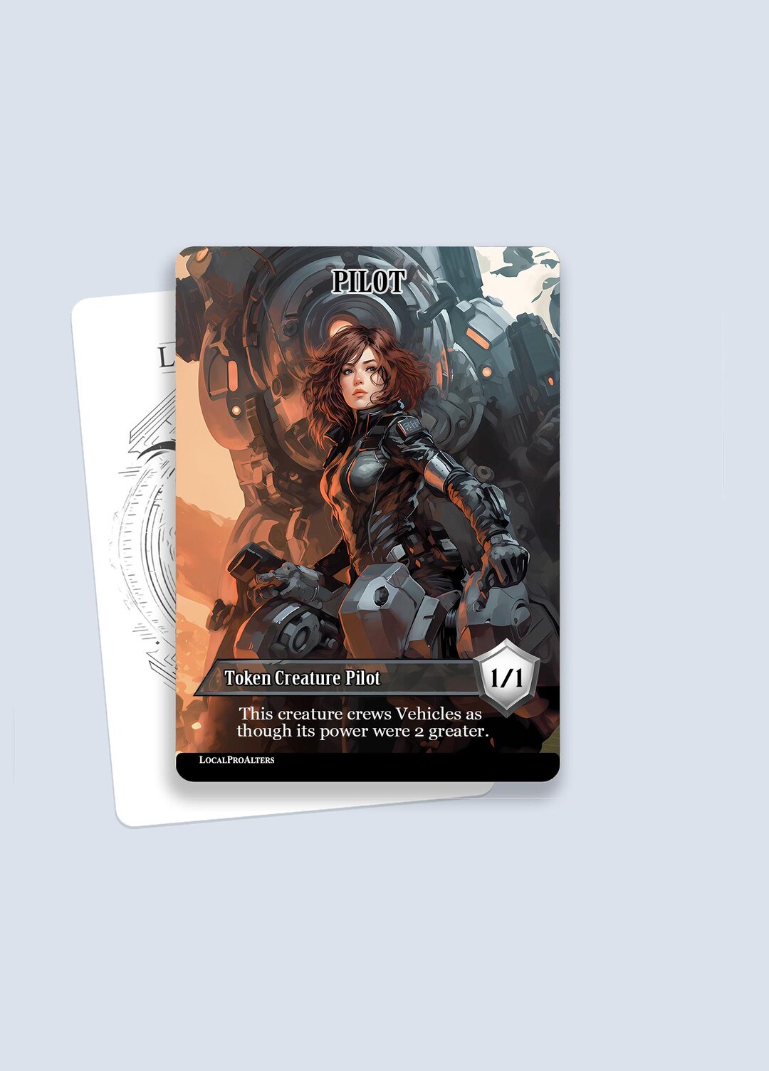 Pilot Token #1 - Magic Custom Tokens for MTG - Etsy
