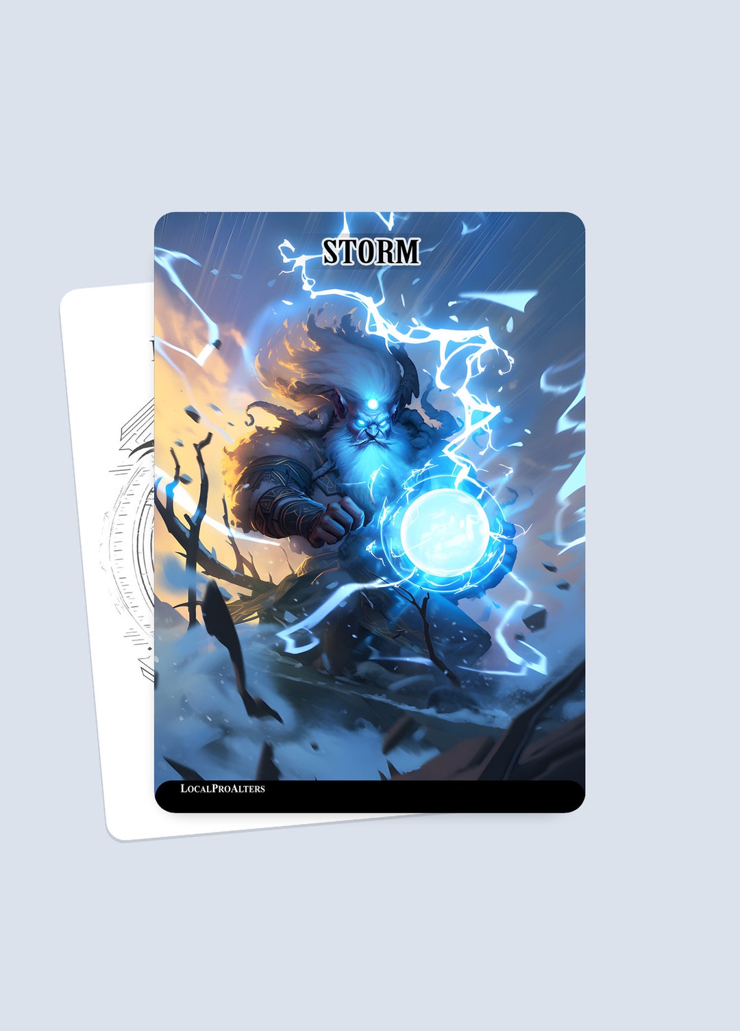 Storm Tracker Token #1 - Magic Custom Tokens for MTG - Etsy