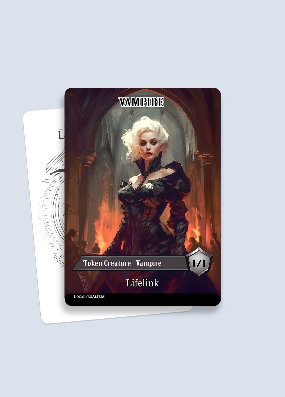 Vampire Token #2 - Magic Custom Tokens for MTG - Etsy