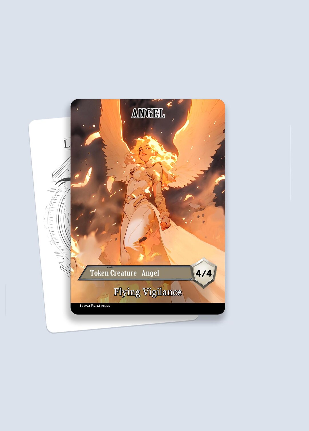 Angel Token #6 - Magic Custom Tokens for MTG - Etsy