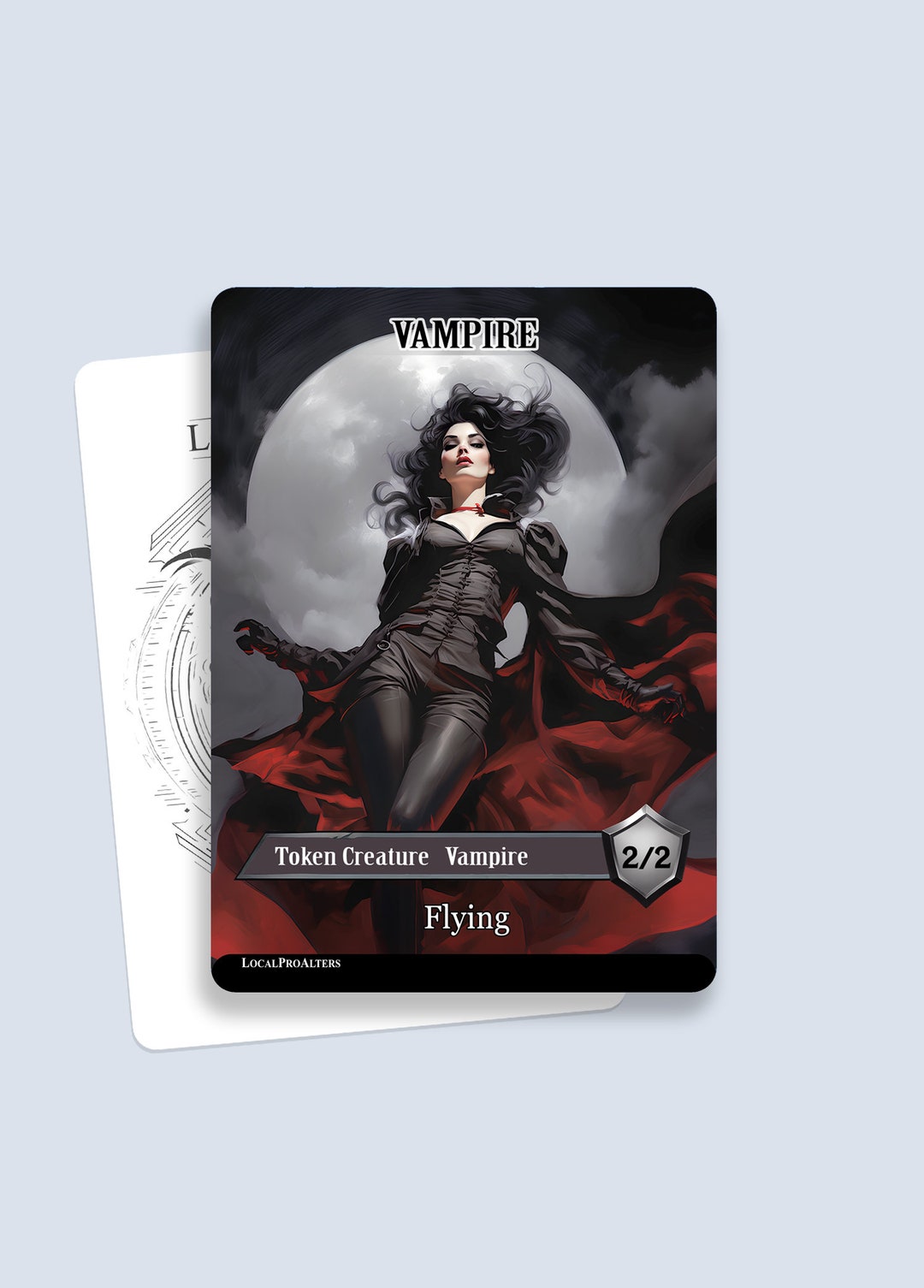 Vampire Token #1 - Magic Custom Tokens for MTG - Etsy