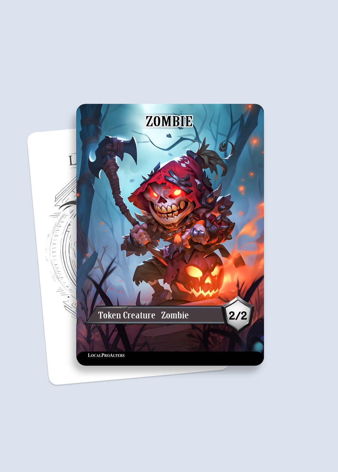 Zombie Token #3 - Magic Custom Tokens for MTG - Etsy