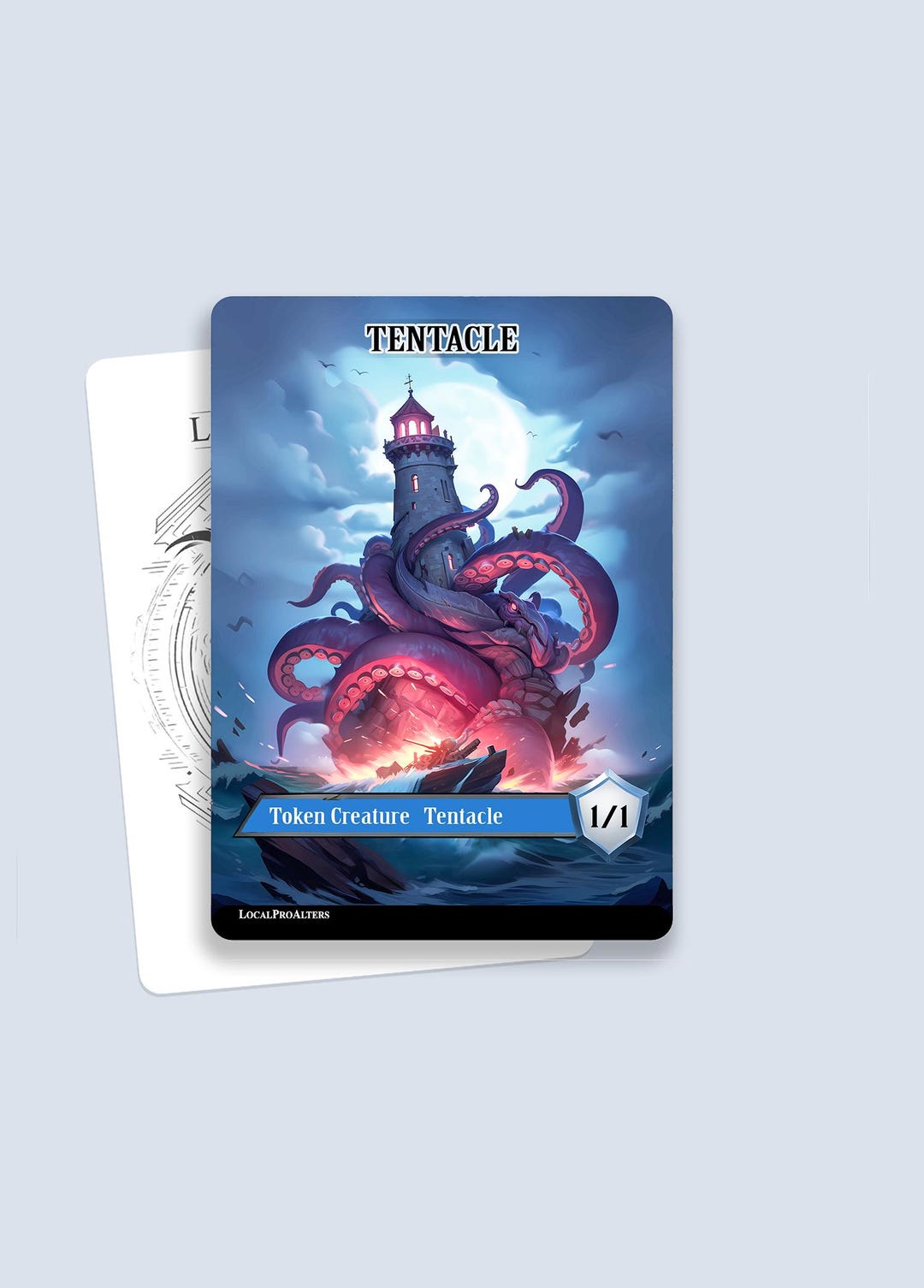 Tentacle Token #1 - Magic Custom Tokens for MTG - Etsy