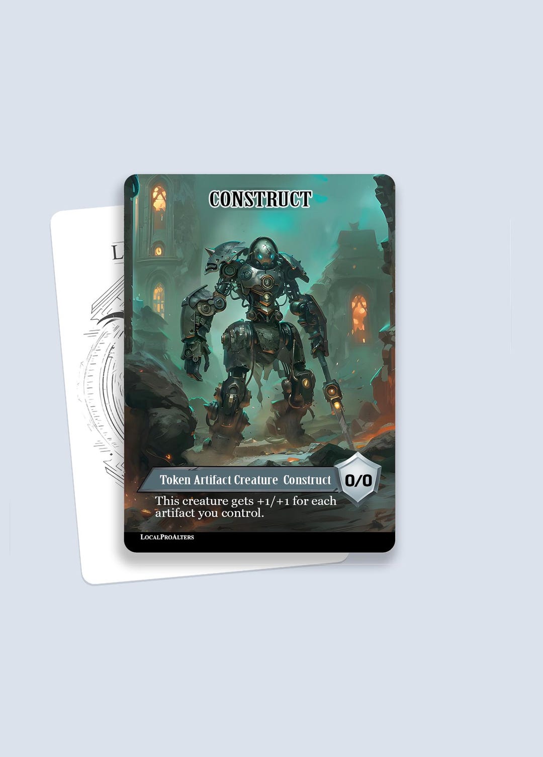 Construct Token #2 - Magic Custom Tokens for MTG - Etsy