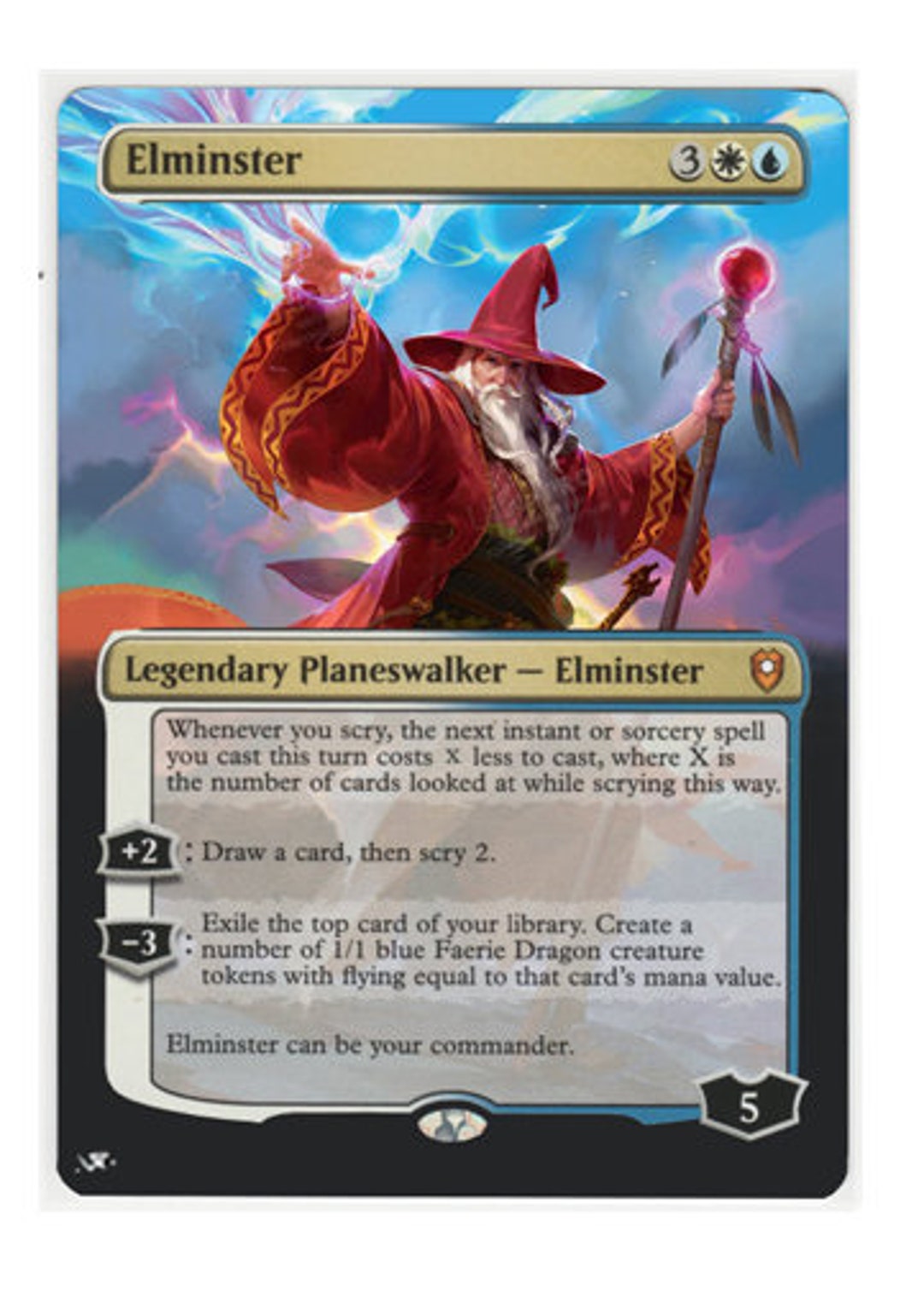 Mtg Altered Art Card-elminster - Etsy