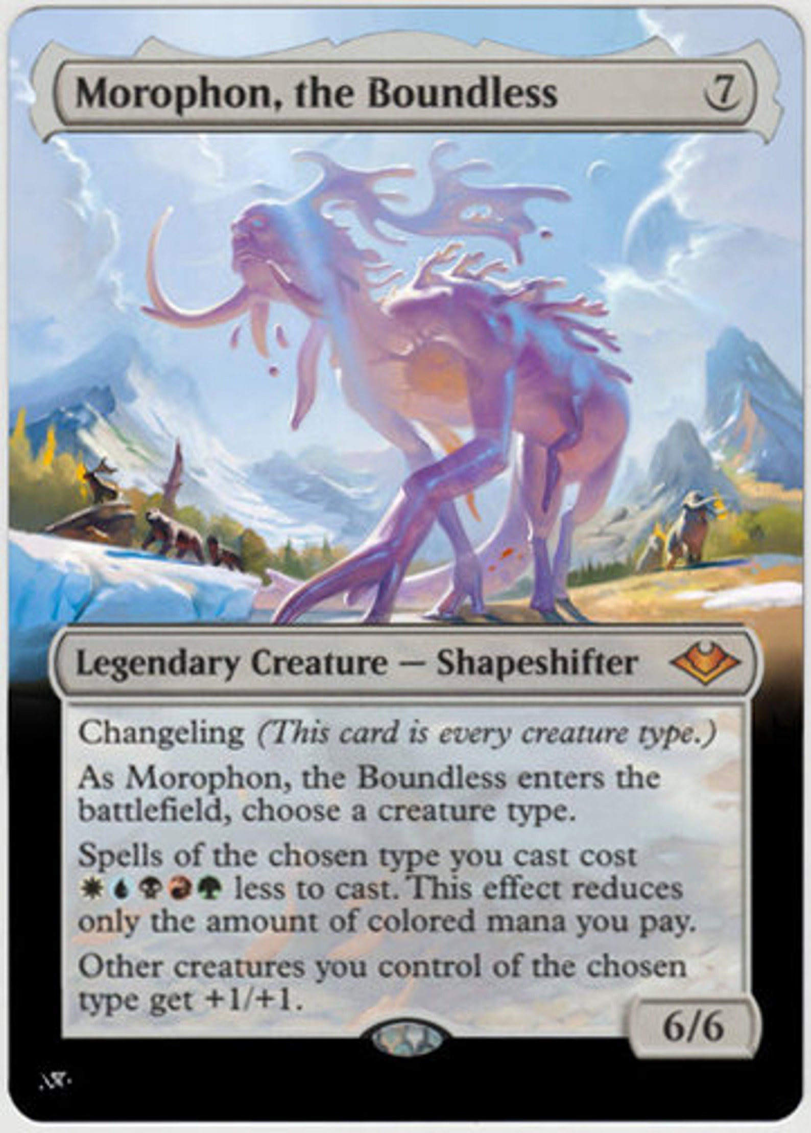 Mtg Altered Art Card Morophon the Boundless | Etsy