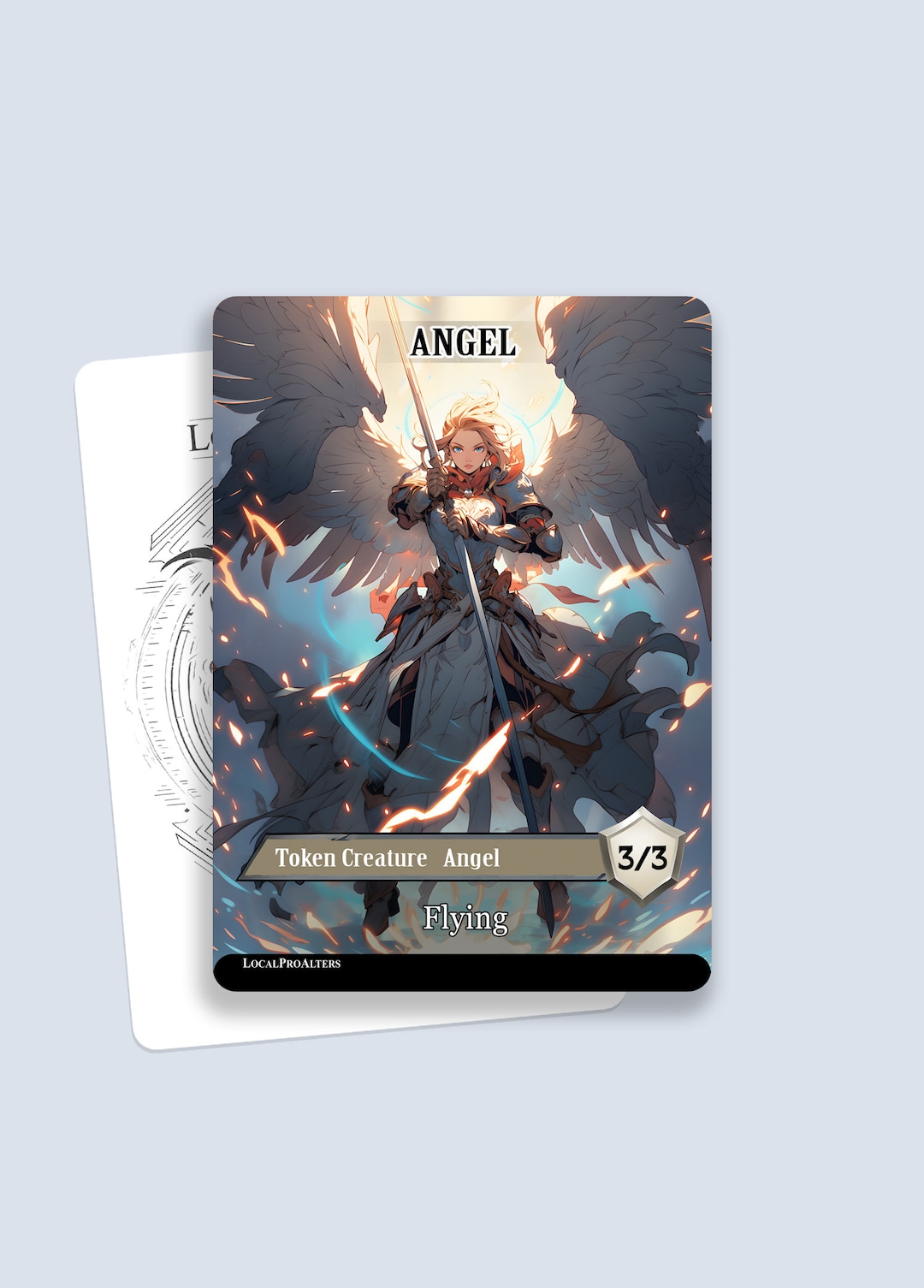 Angel Token #2 - Magic Custom Tokens for MTG - Etsy