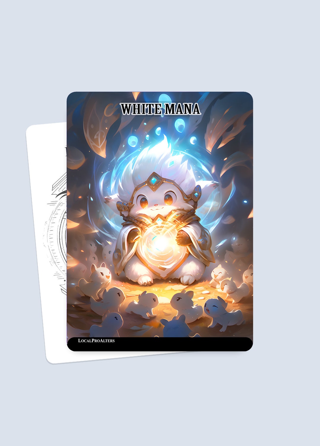 White Mana Tracker Token #1 - Magic Custom Tokens for MTG - Etsy