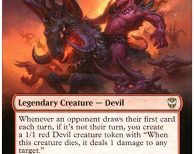 Mtg Altered Art Card Zurzoth, Chaos Rider - Etsy