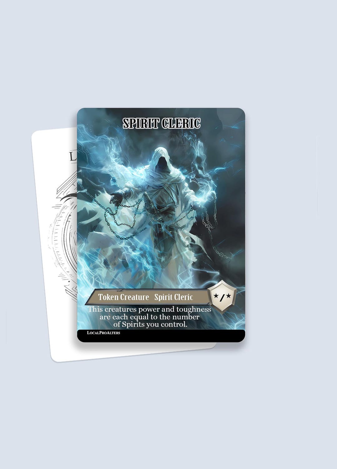 Spirit Cleric Token #1 - Magic Custom Tokens for MTG - Etsy