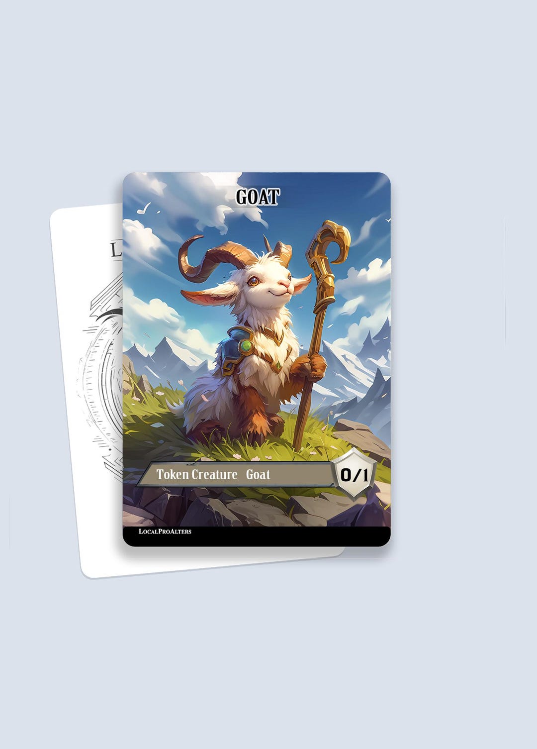 Goat Token #1 - Magic Custom Tokens for MTG - Etsy