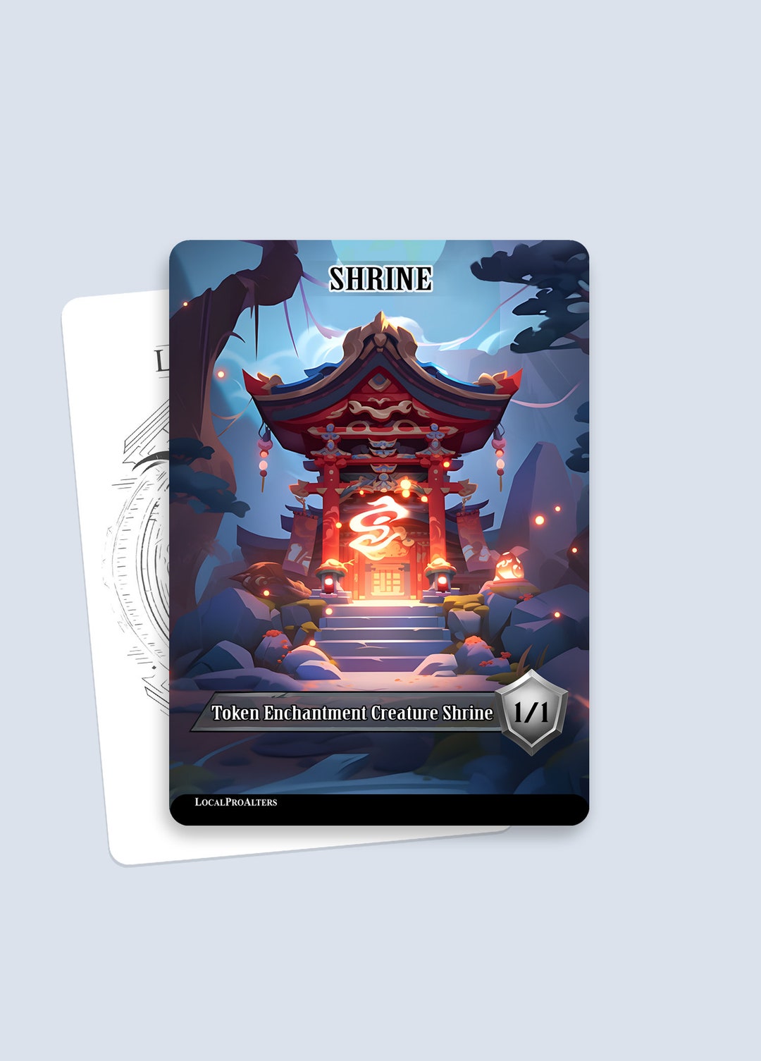 Shrine Token #1 - Magic Custom Tokens for MTG - Etsy