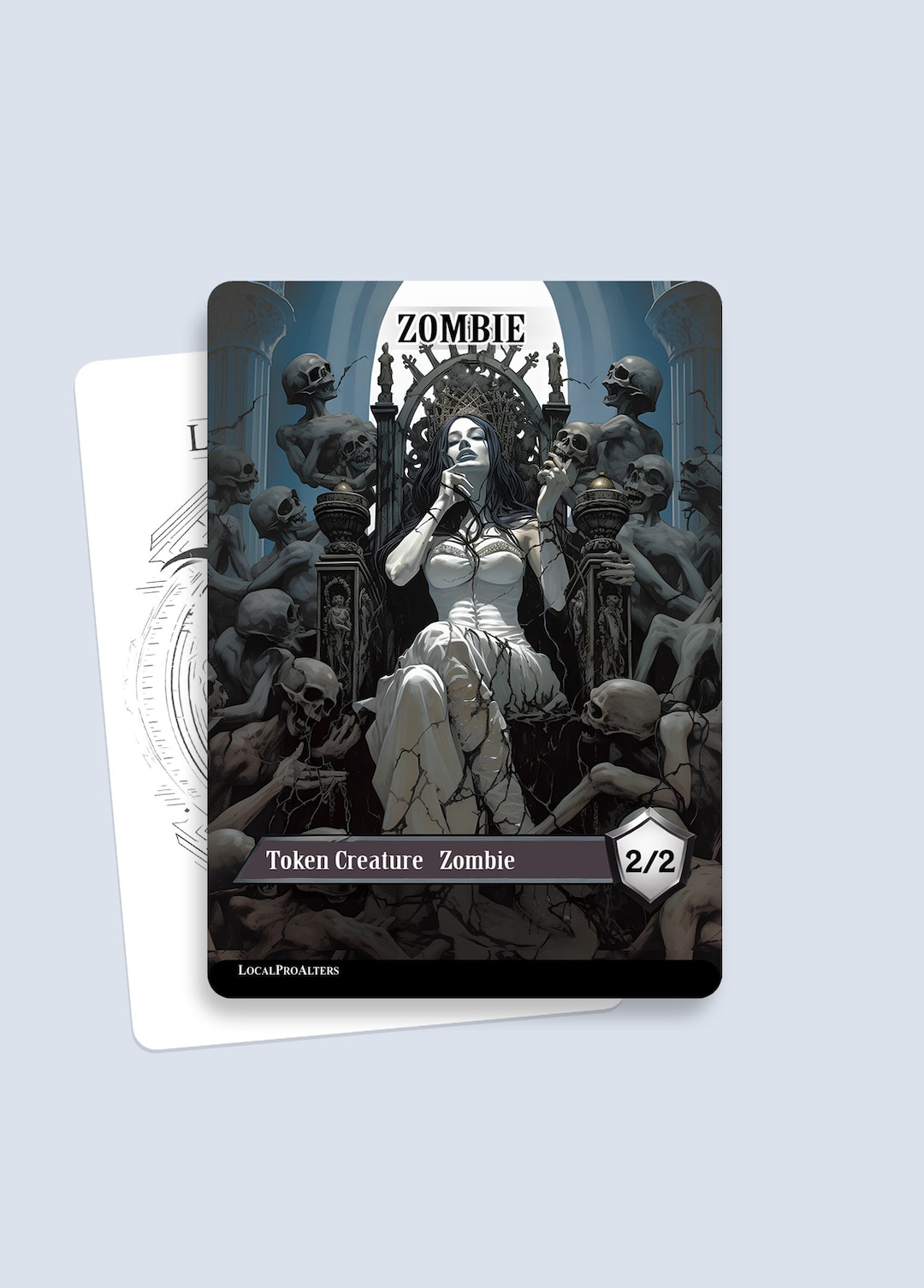 Zombie Token #4 - Magic Custom Tokens for MTG - Etsy