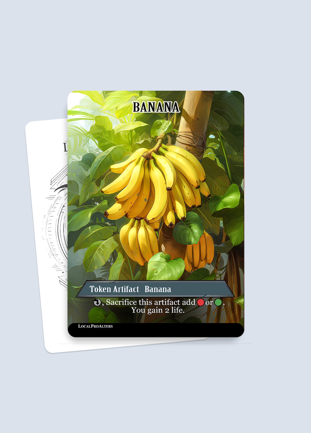 Banana Token #1 - Magic Custom Tokens for MTG - Etsy