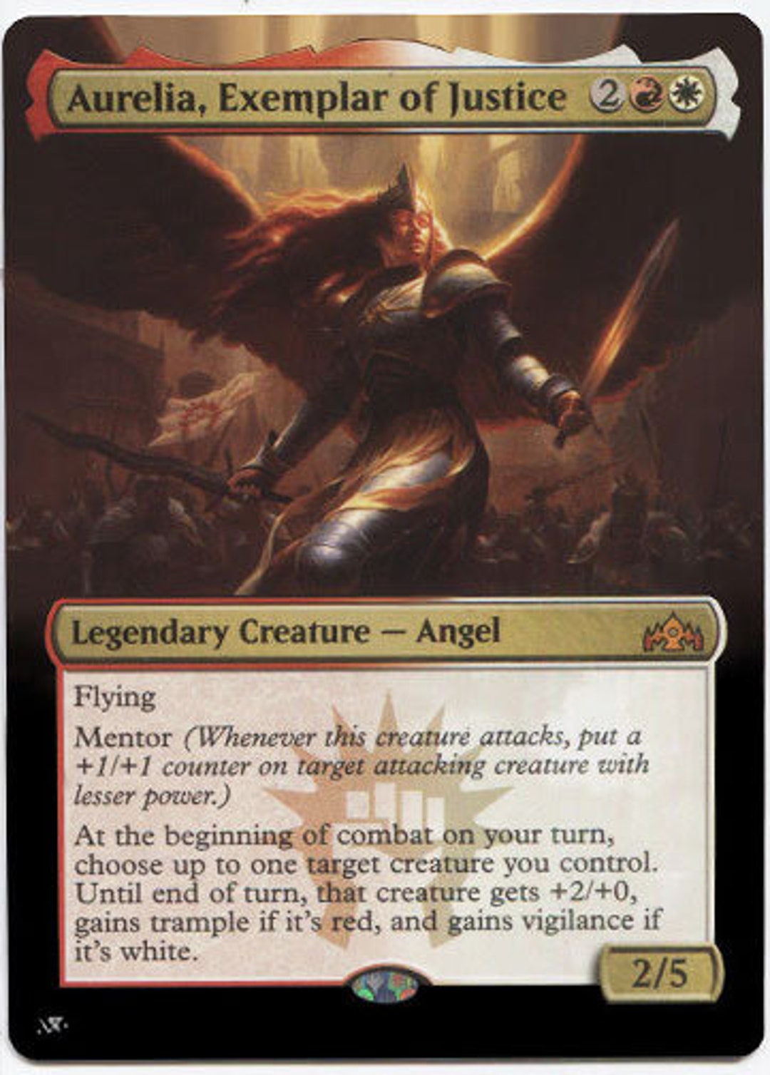 Mtg Altered Art Card Aurelia Exemplar of Justice - Etsy