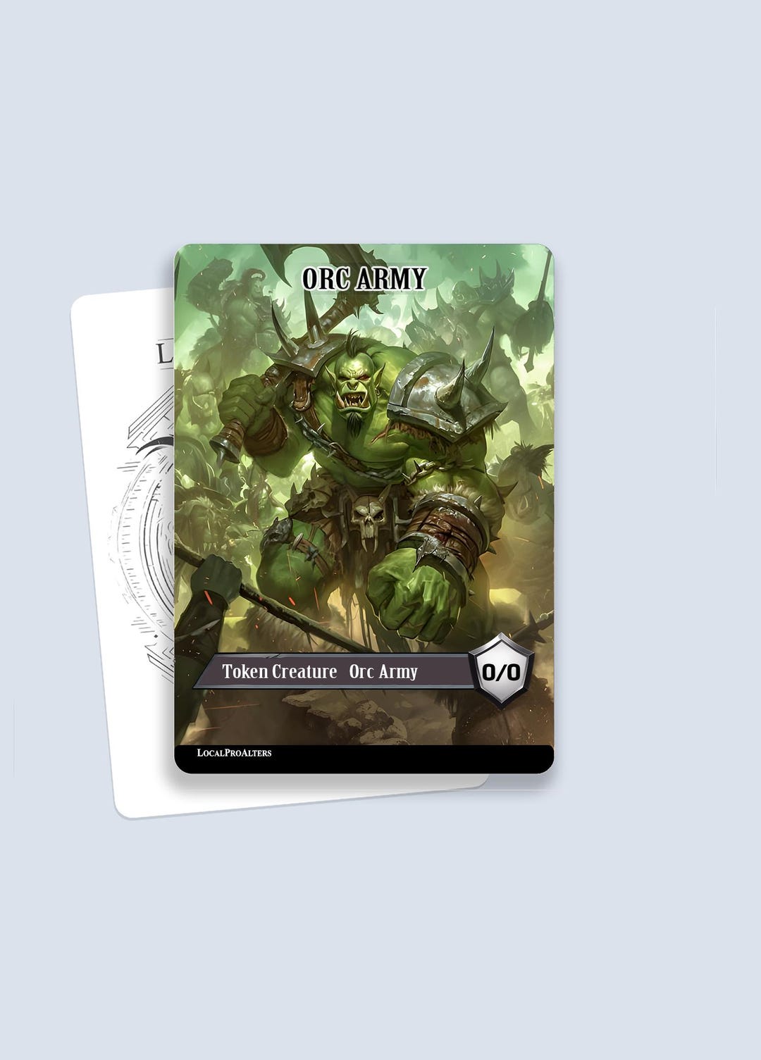 Orc Army Token #1 - Magic Custom Tokens for MTG - Etsy
