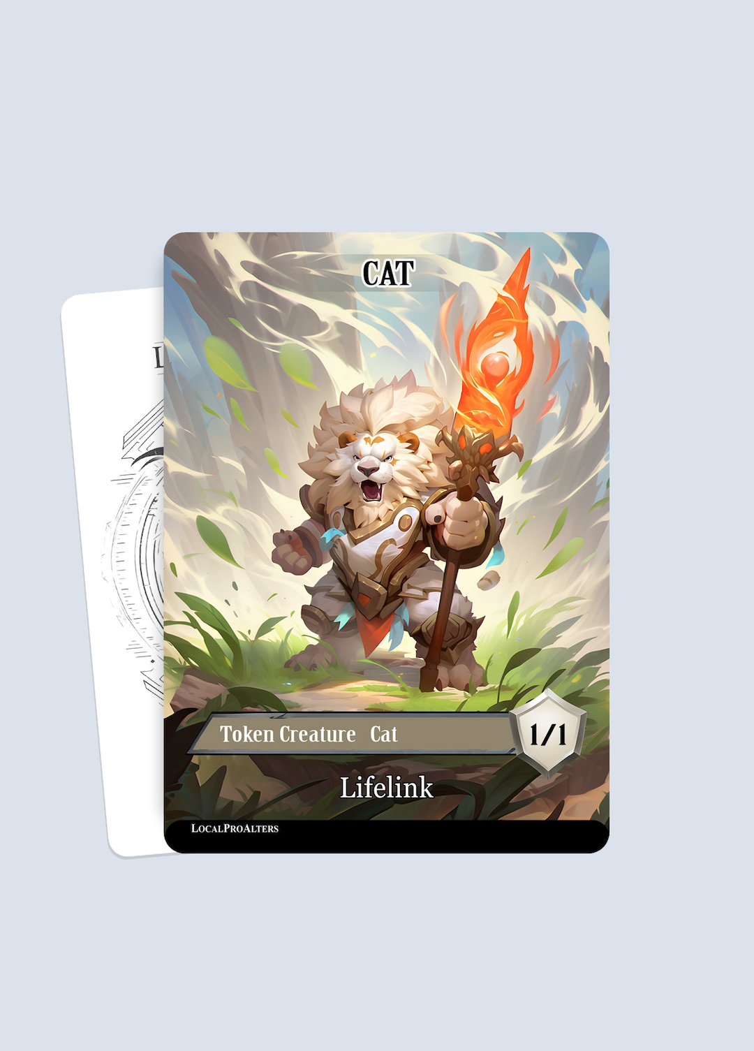 Cat Token #5 - Magic Custom Tokens for MTG - Etsy