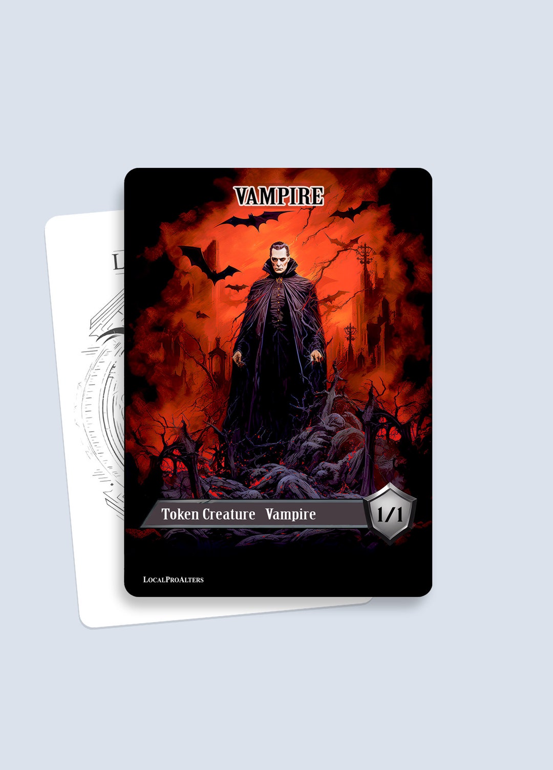 Vampire Token #3 - Magic Custom Tokens for MTG - Etsy