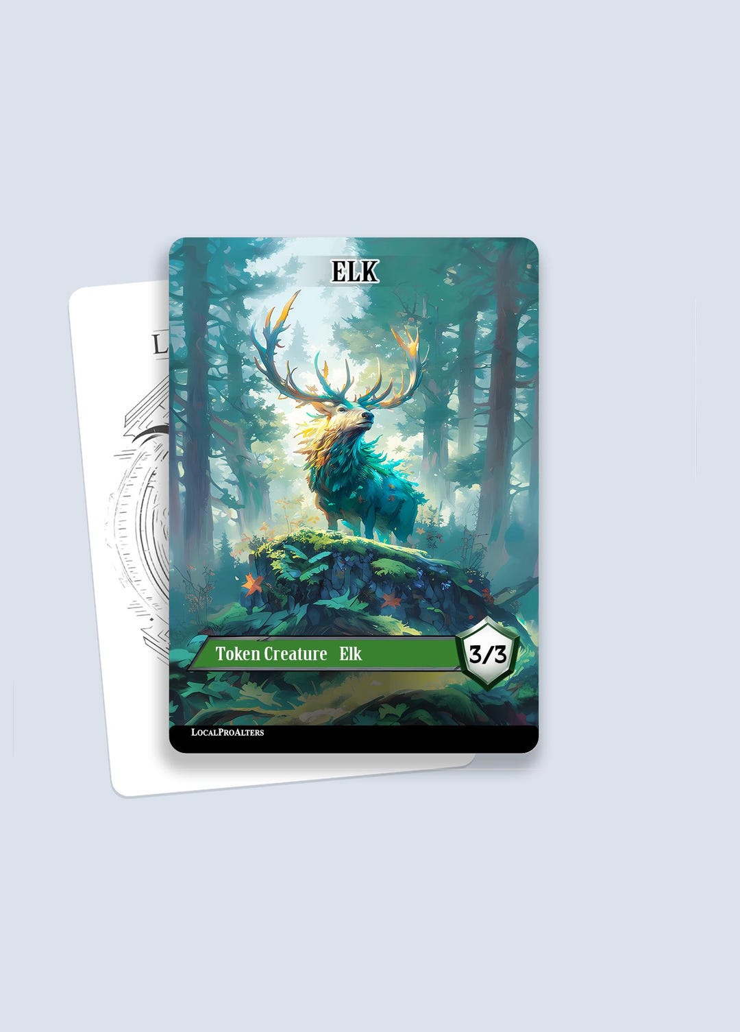Elk Token #1 - Magic Custom Tokens for MTG - Etsy