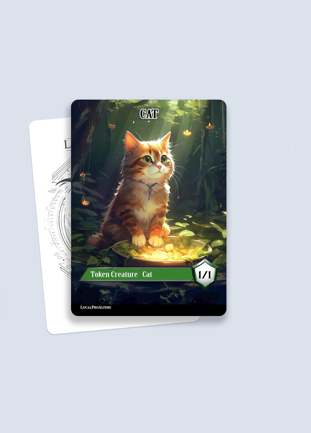 Cat Token #1 - Magic Custom Tokens for MTG - Etsy