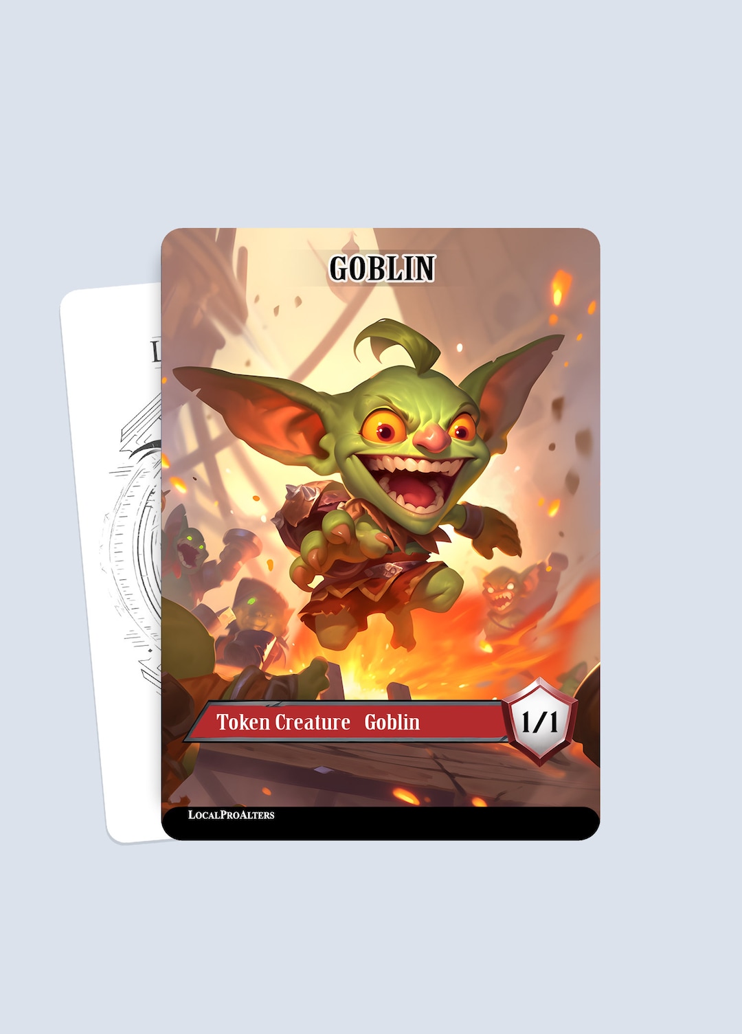 Goblin Token #1 - Magic Custom Tokens for MTG - Etsy