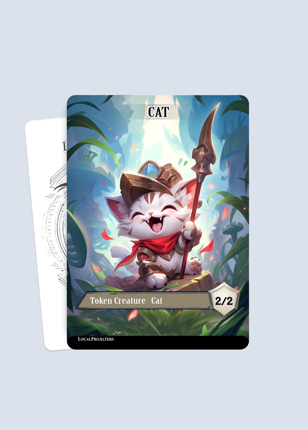 Cat Token #6 - Magic Custom Tokens for MTG - Etsy