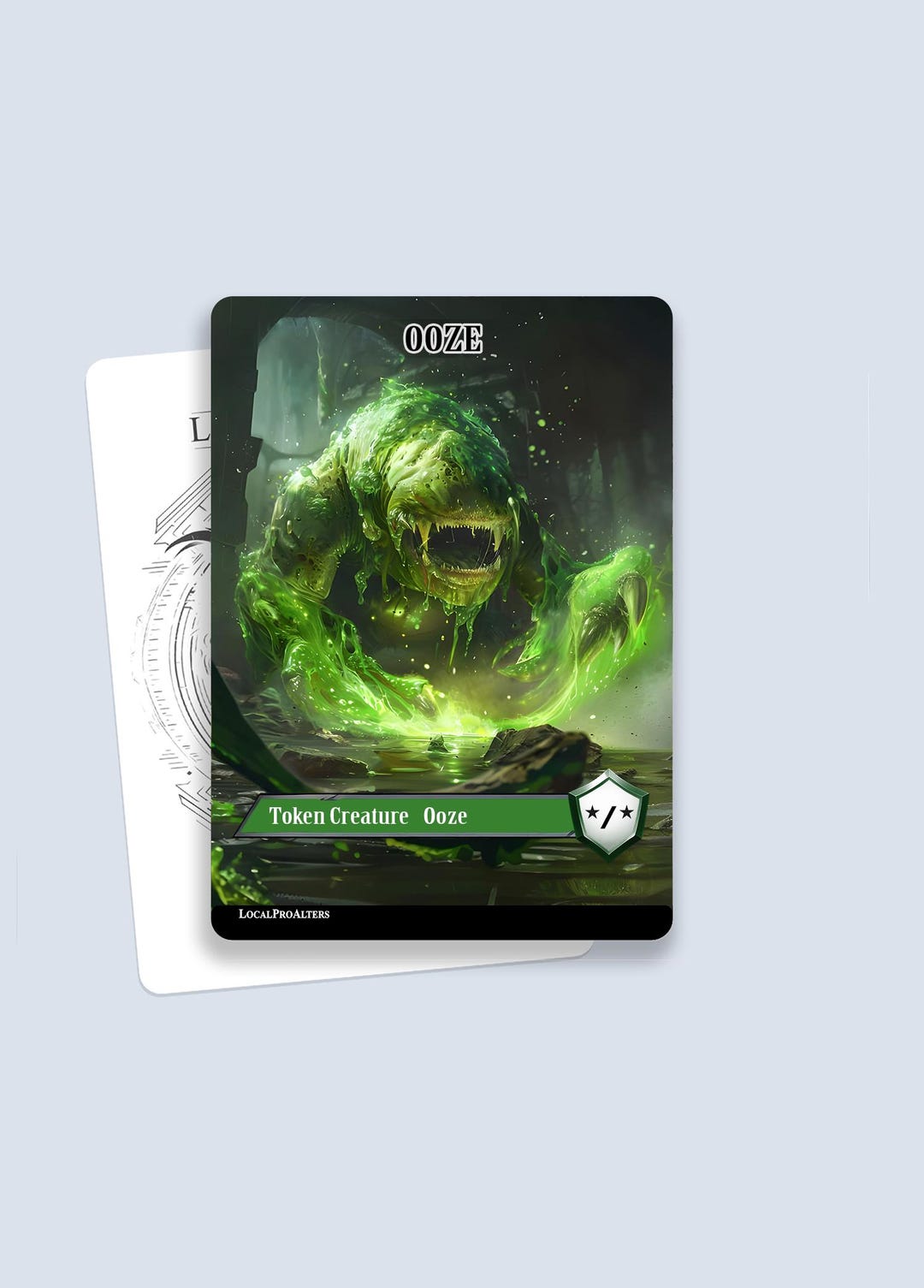 Ooze Token #1 - Magic Custom Tokens for MTG - Etsy