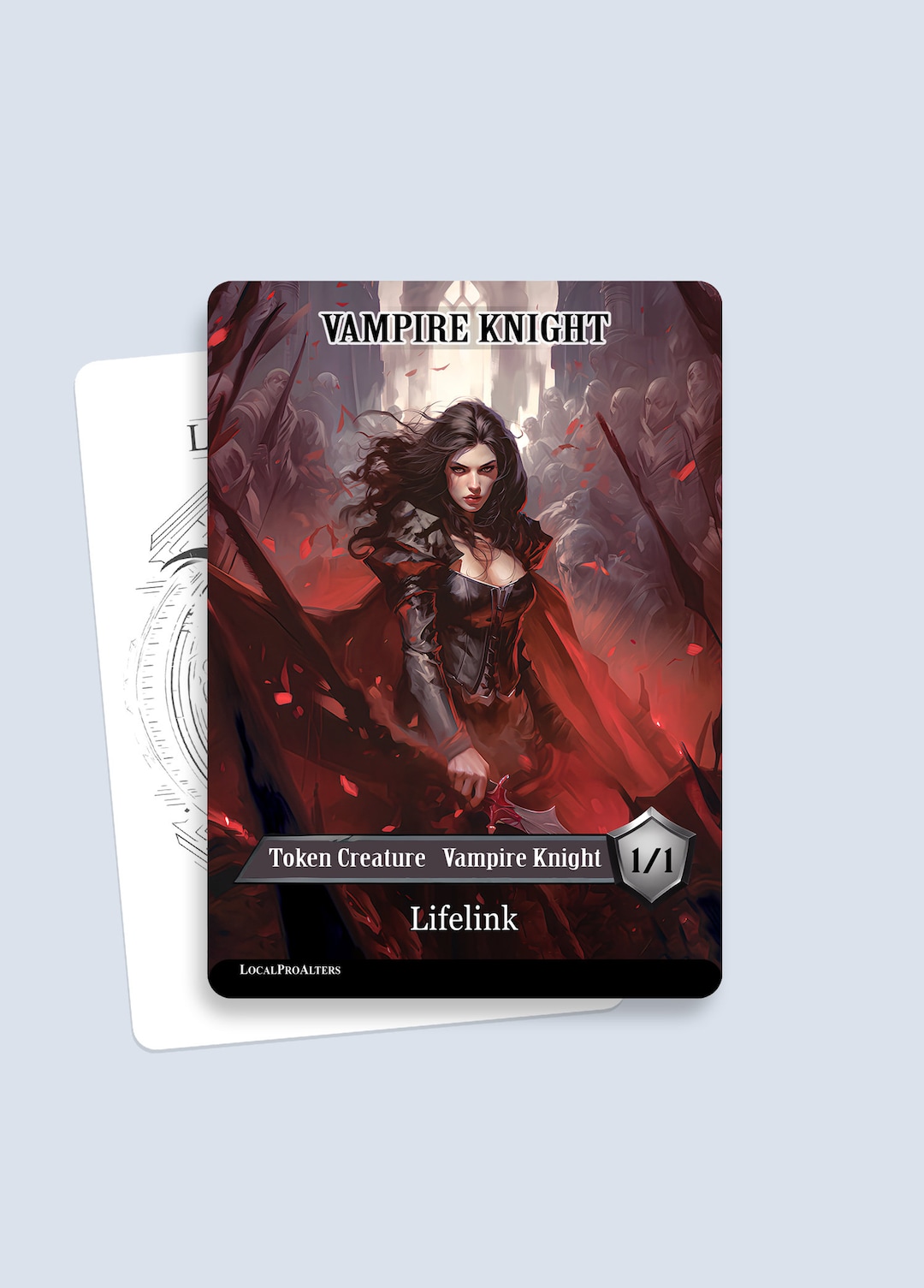 Vampire Knight Token #1 - Magic Custom Tokens for MTG - Etsy
