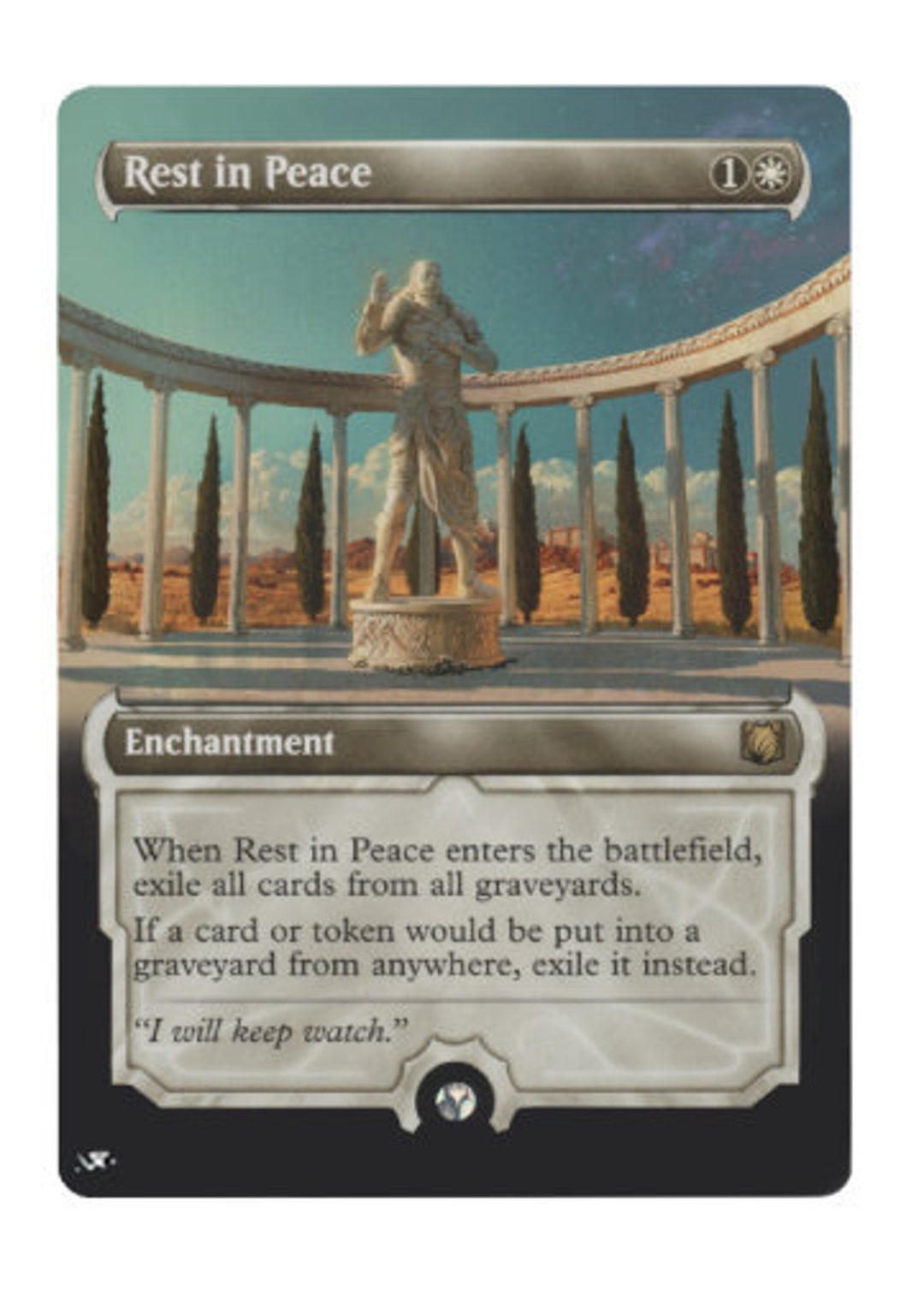 Mtg Altered Art Card-rest in Peace - Etsy