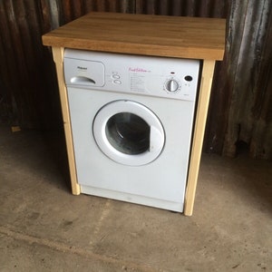 Single Appliance Gap With Oak Worktop Fits 1 Standard Washing Machine ...