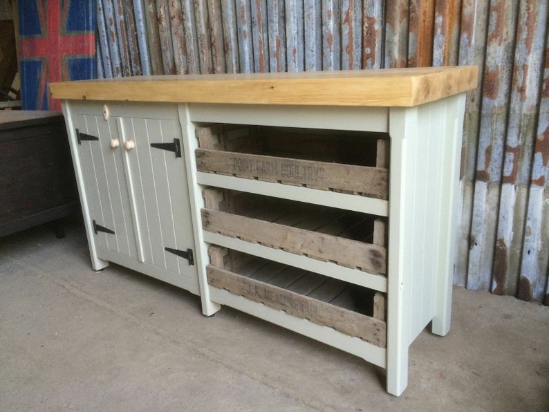Kitchen / Utility Double Cupboard With Full Size Trays - Etsy UK
