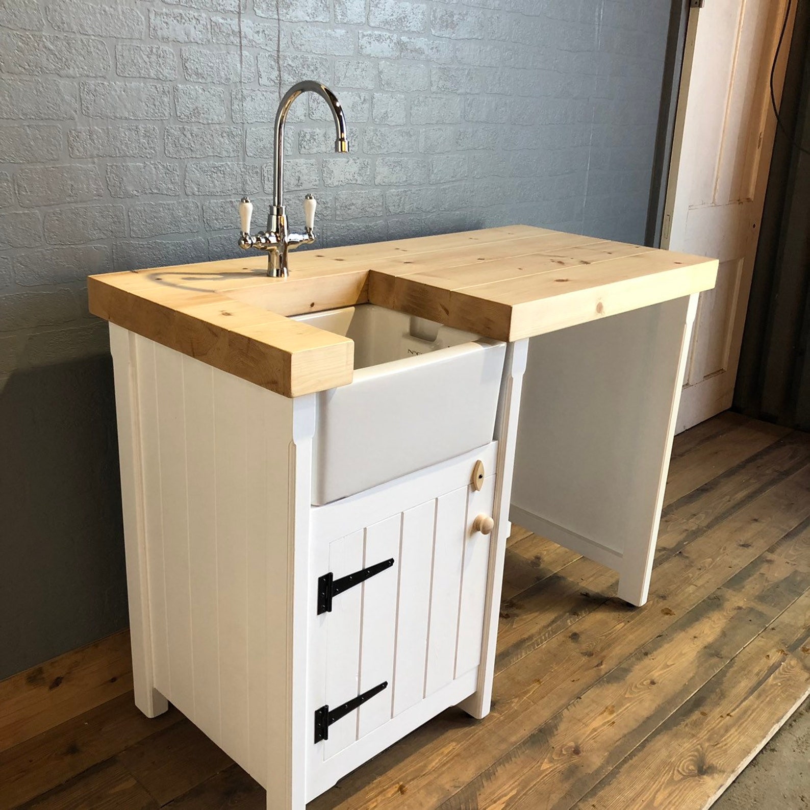 Baby Belfast Butler Sink Unit With One Appliance Gap Chunky - Etsy