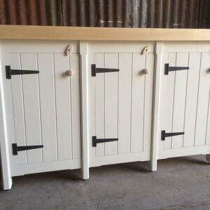 Freestanding Triple Cupboard /sideboard - Handmade Rustic Storage - Etsy UK