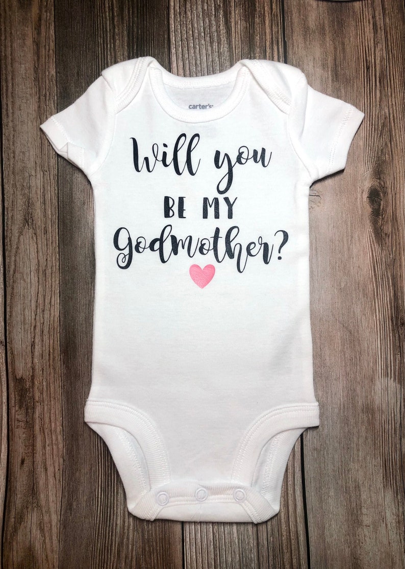 Godmother Baby Bodysuit Godmother Proposal Will You Be My - Etsy