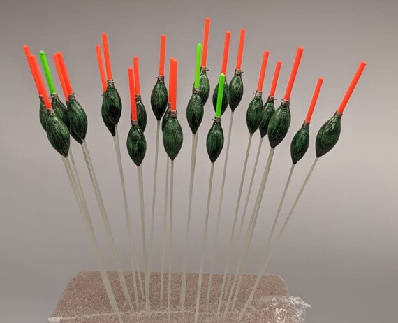 10 X HANDMADE POLE FLOATS Fishing Floats Foam Floats Glass - Etsy