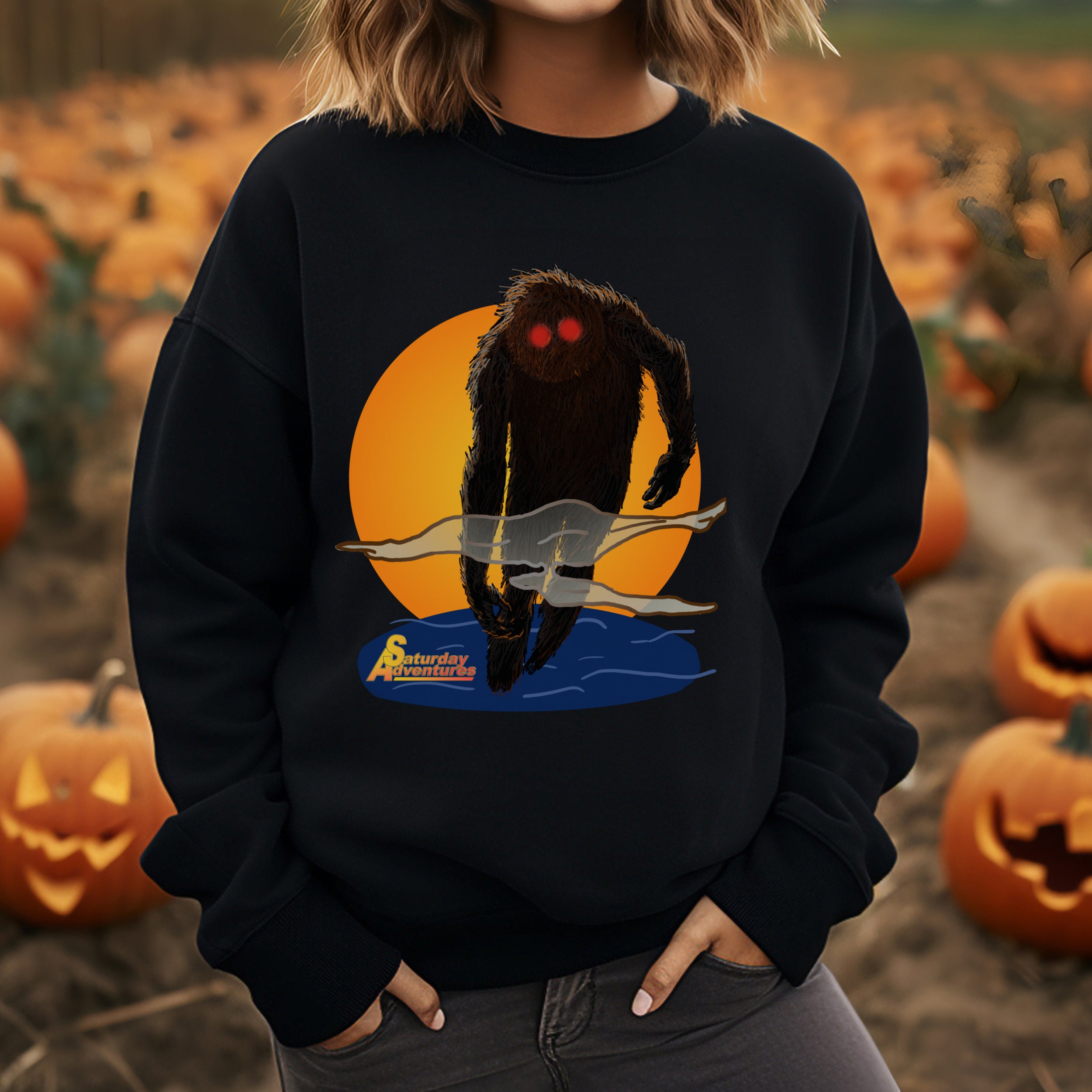 Swamp Monster With Glowing Eyes | Bigfoot, Sasquatch, Yeti, Skunk Ape ...