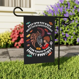 Courageous Halloween Adventure Garden Flag | Skinwalker, Candy, Trick ...