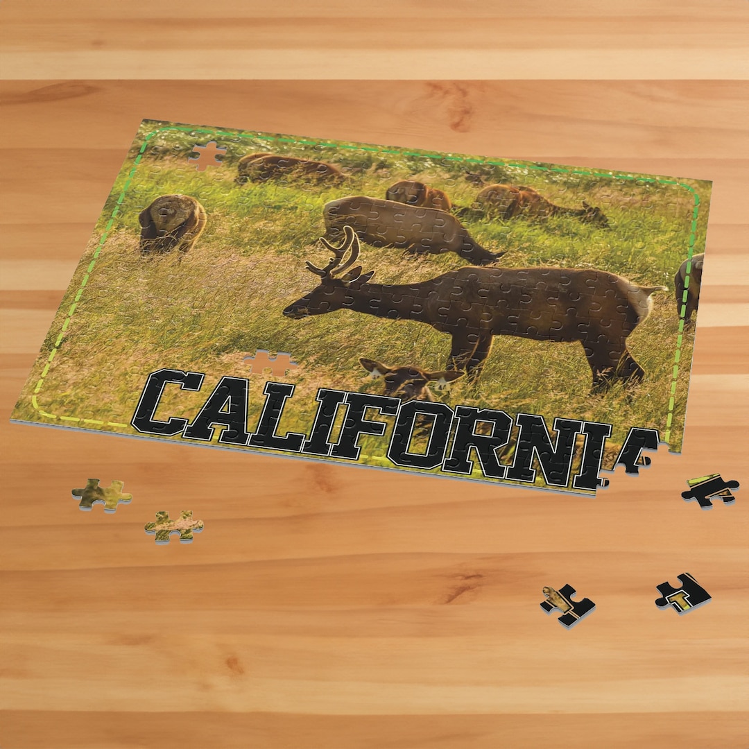 California Elk Puzzle, Jigsaw Puzzle, Puzzle for Adults, Elk, Elk ...