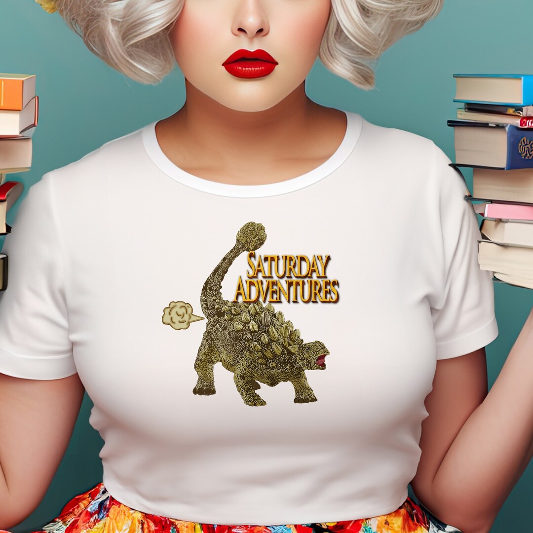 Farting Ankylosaurus Saturday Adventures, Dinosaur T-shirt, Thunder ...