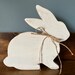 Rustic Wooden Rabbit - Etsy