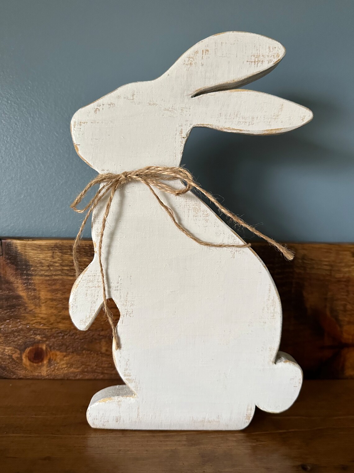 Rustic Wooden Rabbit - Etsy