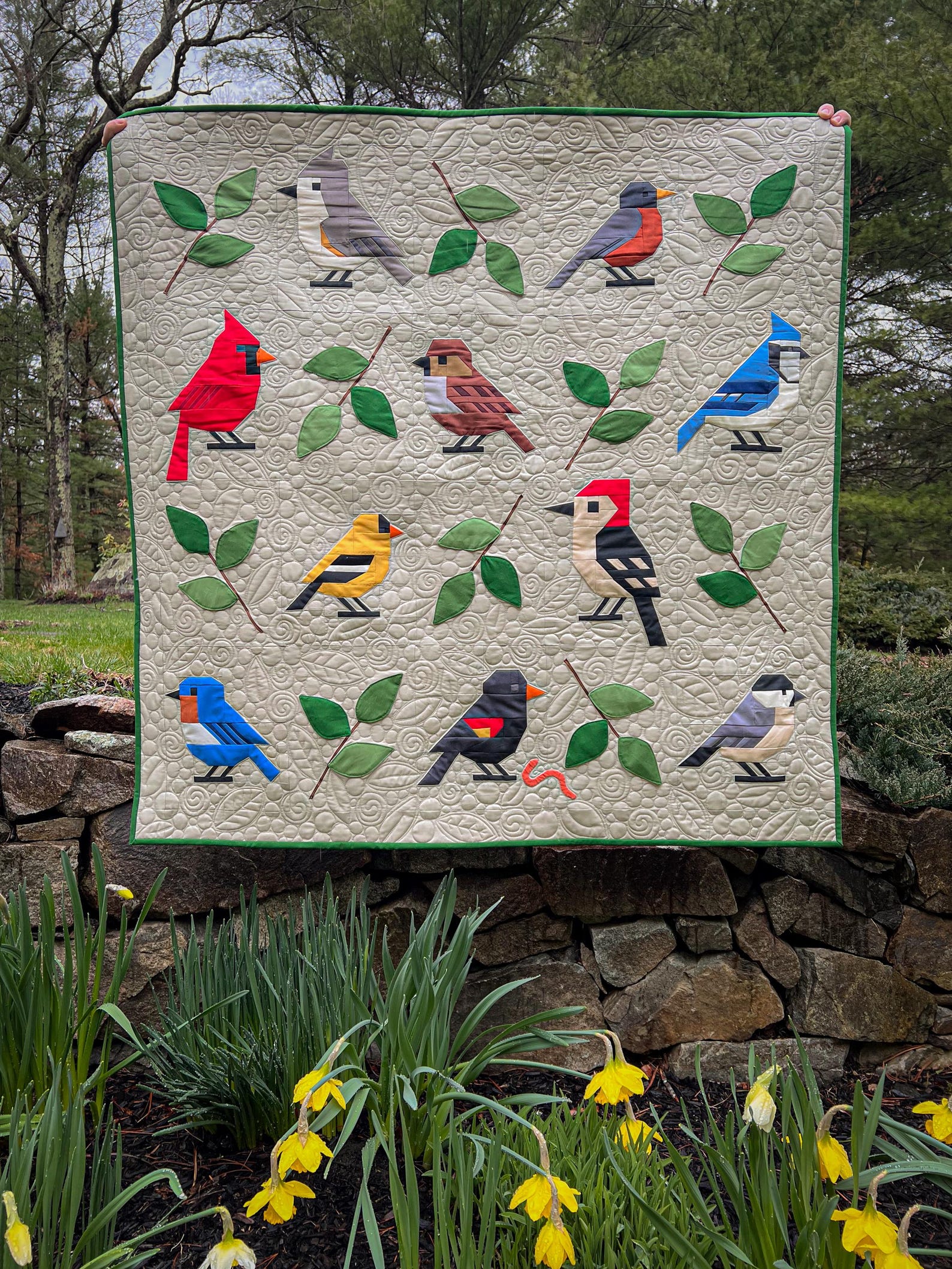 Backyard Birds Bundle FPP Paper Pieced Quilt Block Patterns - Etsy